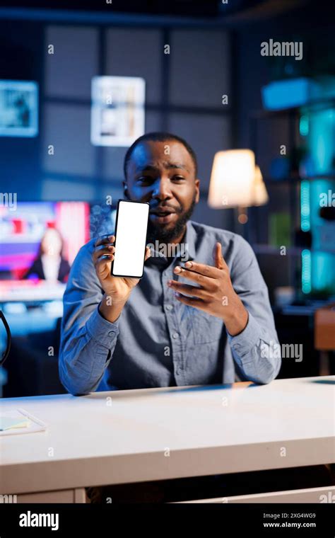 technology expert excited to review newly launched mockup smartphone comparing features with