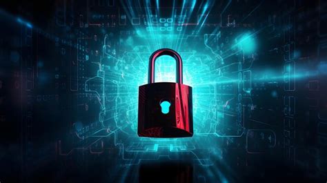 Premium Photo 2d Illustration Safety Concept Closed Padlock On