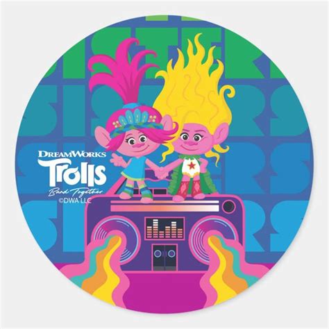 Trolls Band Together Poppy And Viva Sisters Trolls Birthday Party