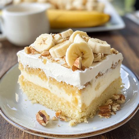 Banana Pudding Cake Insanely Good