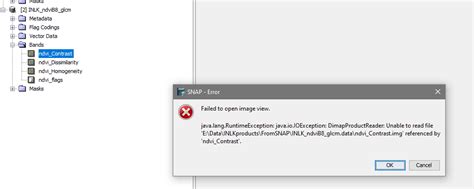 Glcm Fails To Write Rasters Optical Toolbox Step Forum