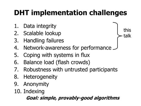 PPT A Backup System Built From A Peer To Peer Distributed Hash Table