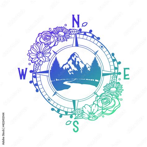 Compass Circle Flower At Ellis Shepherd Blog