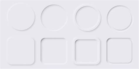 Premium Vector Neumorphism Button Design Set Neumorphic Ui Design