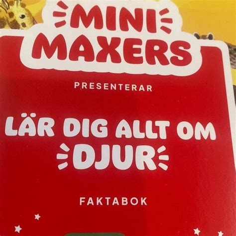 Se Produkter Som Liknar Mini Maxers Faktaböcker Trä På Tradera 690163527