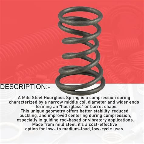 Spring Steel Hourglass Spring At ₹ 280kg Hourglass Spring In