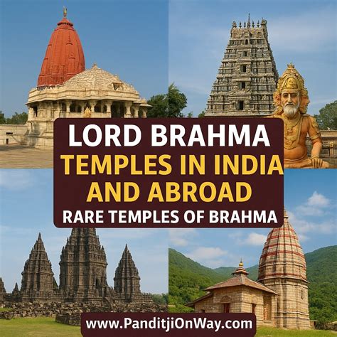 Lord Brahma Temples In India And Abroad Rare Temples Of Brahma
