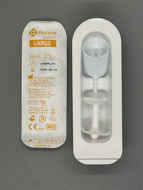 Renew Inserts For Fecal Incontinence Cmt Medical