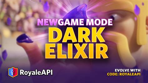 Dark Elixir New Game Mode Clash Royale News Blog Royaleapi