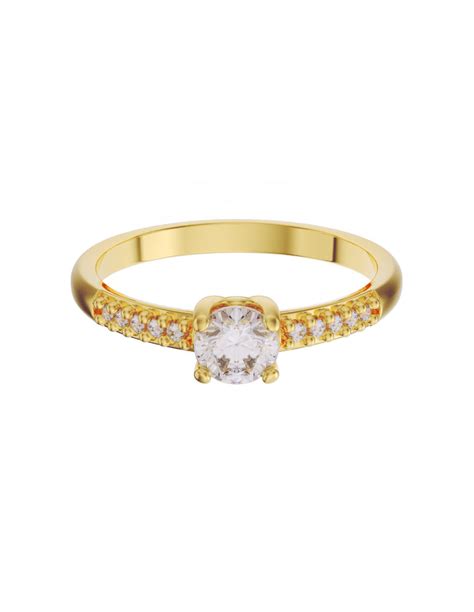 Anillo De Compromiso De Oro De 10k Con Zirconia Hj845 Fonelli Joyeria