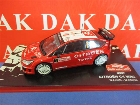 Die Cast 143 Modellino Auto Citroen C4 Wrc N1 Rally Monte Carlo 2007 S