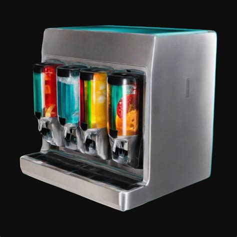 Fast Food Machine Soda Dispenser Soda Flavors Descarga Modelos 3d