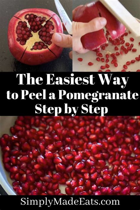 How To Peel A Pomegranate How To Peel A Pomegranate Easy How To Peel