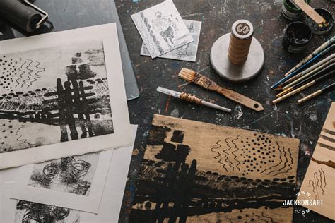 Collagraph Print Making By Suzie Mackenzie Jacksons Art Blog