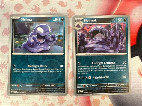 Pokemon 151 Sleima Sleimok Reverse Holo Neu Gemäss Beschreibung In