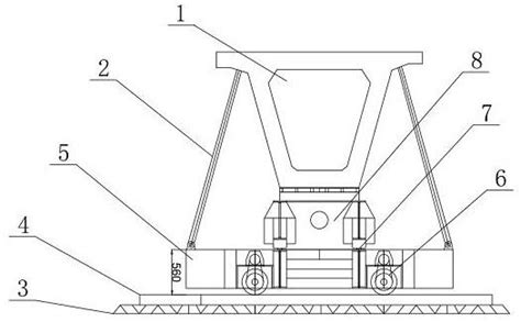 一种箱梁预制横向移动台座的制作方法