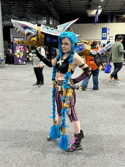 🌌 Jinx 🎆 Jinx Cosplay Plus Size Diy Jinx Costume Inspiration Jinx Outfits