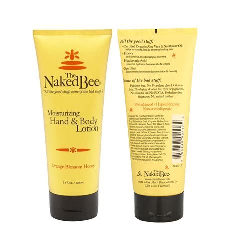The Naked Bee Hand And Body Lotion 67oz Orange Blossom Honey