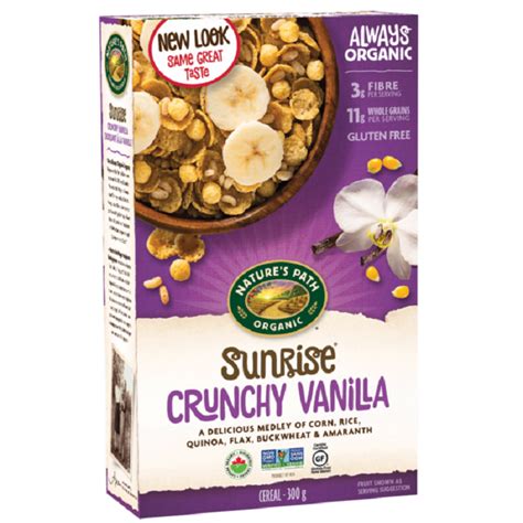 Nature`s Path Sunrise Crunchy Vanilla Cereal 300g Lorganic