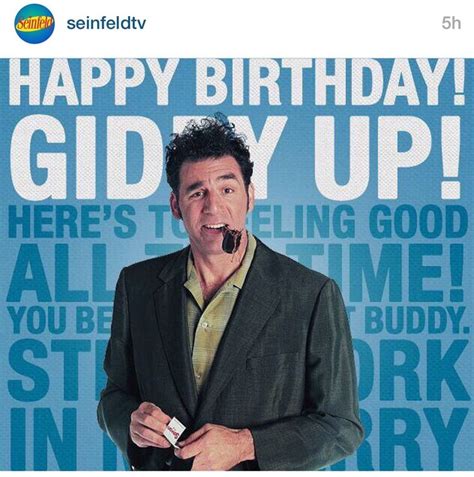 Happy Birthday Kramer July 24 Seinfeld Birthday Happy Birthday