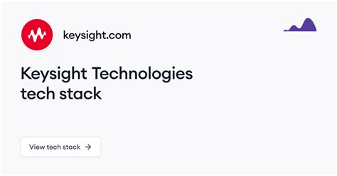Keysight Technologies Tech Stack Himalayas