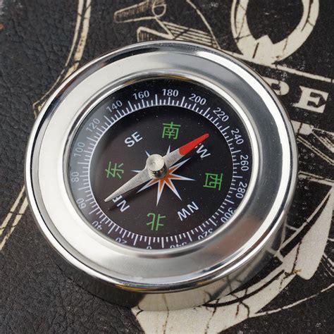 Outdoor Camping Compass 60mm Metal Steel Compass W Grandado