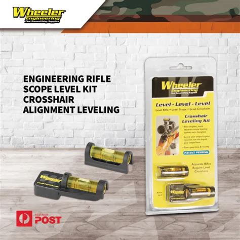 Wheeler Engineering Rifle Scope Level Kit Crosshair Alignment Leveling