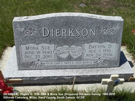 Mona Sue “sue” Droppers Harvey 1940 2010 Find A Grave Memorial