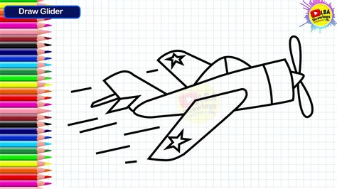 How To Draw Glider Lba Drawings Youtube