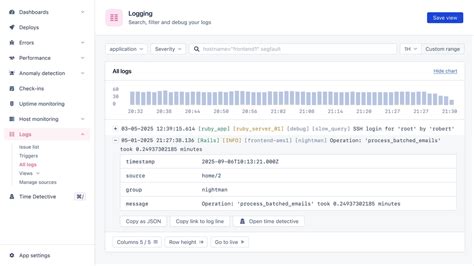 Application Monitoring For Ruby On Rails Elixir Nodejs And Python