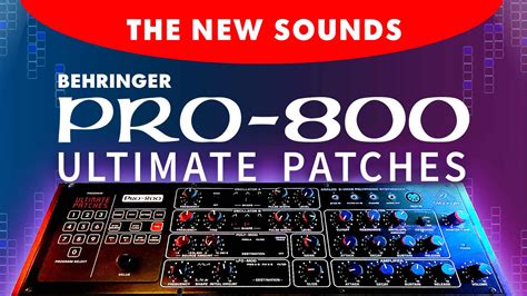 Behringer Pro 800 Ultimate Patches By Ultimate Patches The New Pro