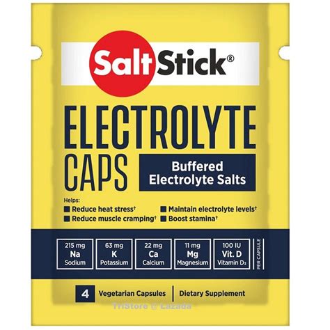 Saltstick Electrolyte Capsule 1 Pack 4 Caps Shopee Malaysia