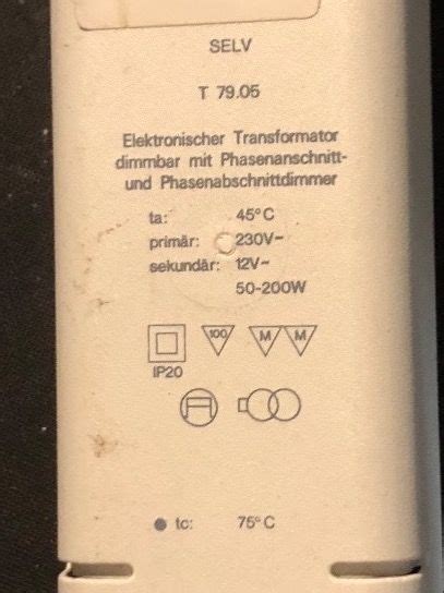 Trafo 230 Volt Auf 12 Volt Doccasion à Niederrohrdorf Pour Chf 14
