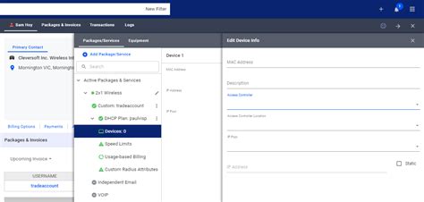 ip management subscriber settings in visp help documentation