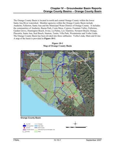 Orange County Basin Metropolitan Water District Of Southern