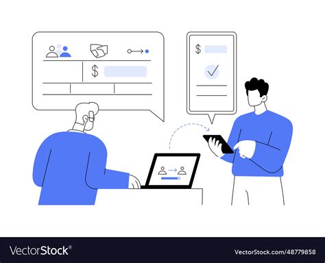 Payroll Processing Abstract Concept Royalty Free Vector