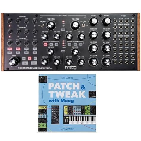 Moog Subharmonicon Semi Modular Polyrhythmic Analog Synth W Patch And Tweak Book