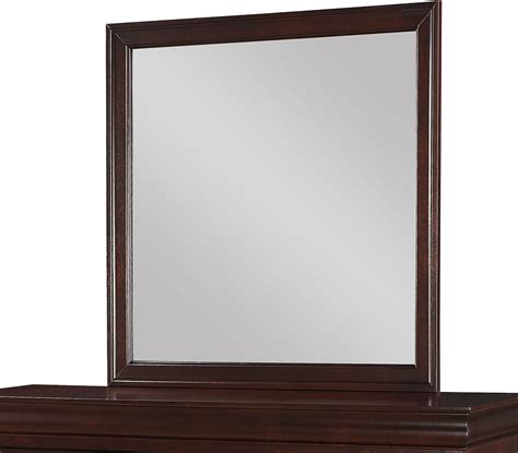 Louis Philip Sleigh Bedroom Set Cherry By Crown Mark 1stopbedrooms