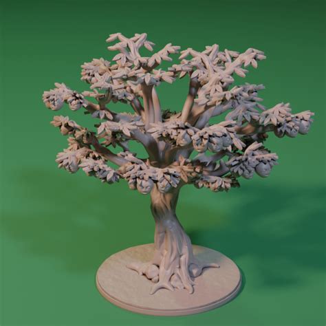 3d Printable Jinmenju Tree By Steam Tatsu
