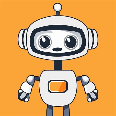 Premium Vector Flat Robot Character Isolated Design