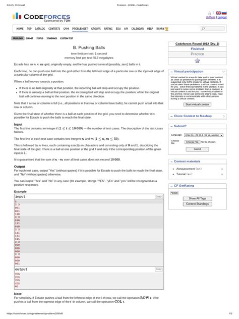 Problem 2090b Codeforces Pdf Software Engineering Computer