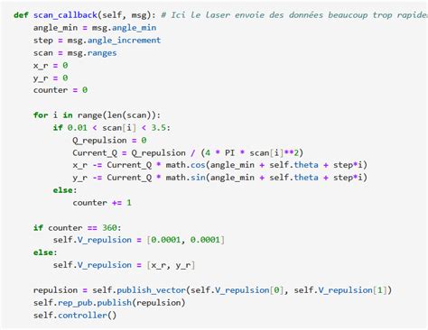 Problem While Implementing Apf Path Planning Algorithm Rros