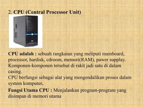Komponen Komponen Pc Beserta Fungsinyapptx
