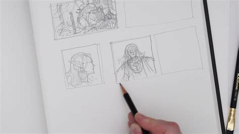 Draw With Me Elf Girl Portrait Thumbnailing Comics Manga