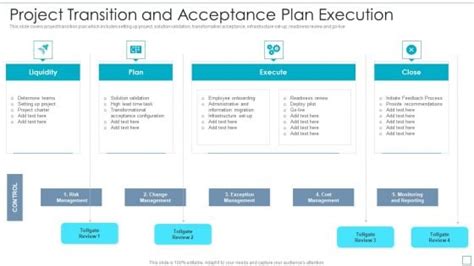 Project Transition And Execution Powerpoint Templates Slides And Graphics