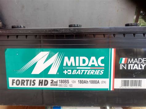 Аккумулятор 180 Ач Midac Batteries Made In Italy 4 600 грн
