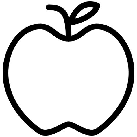 Apple Outline Clip Art