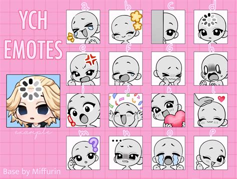 Ych Emotes Closed By Sumikailu Adopts On Deviantart