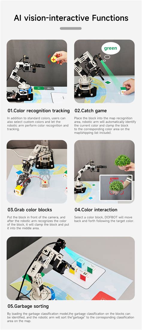 Dofbot Se Ai Vision Ros Robotic Arm Adopt Virtual Machine Control