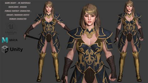 Artstation 3d Character Art Realistic Fantasy Girl